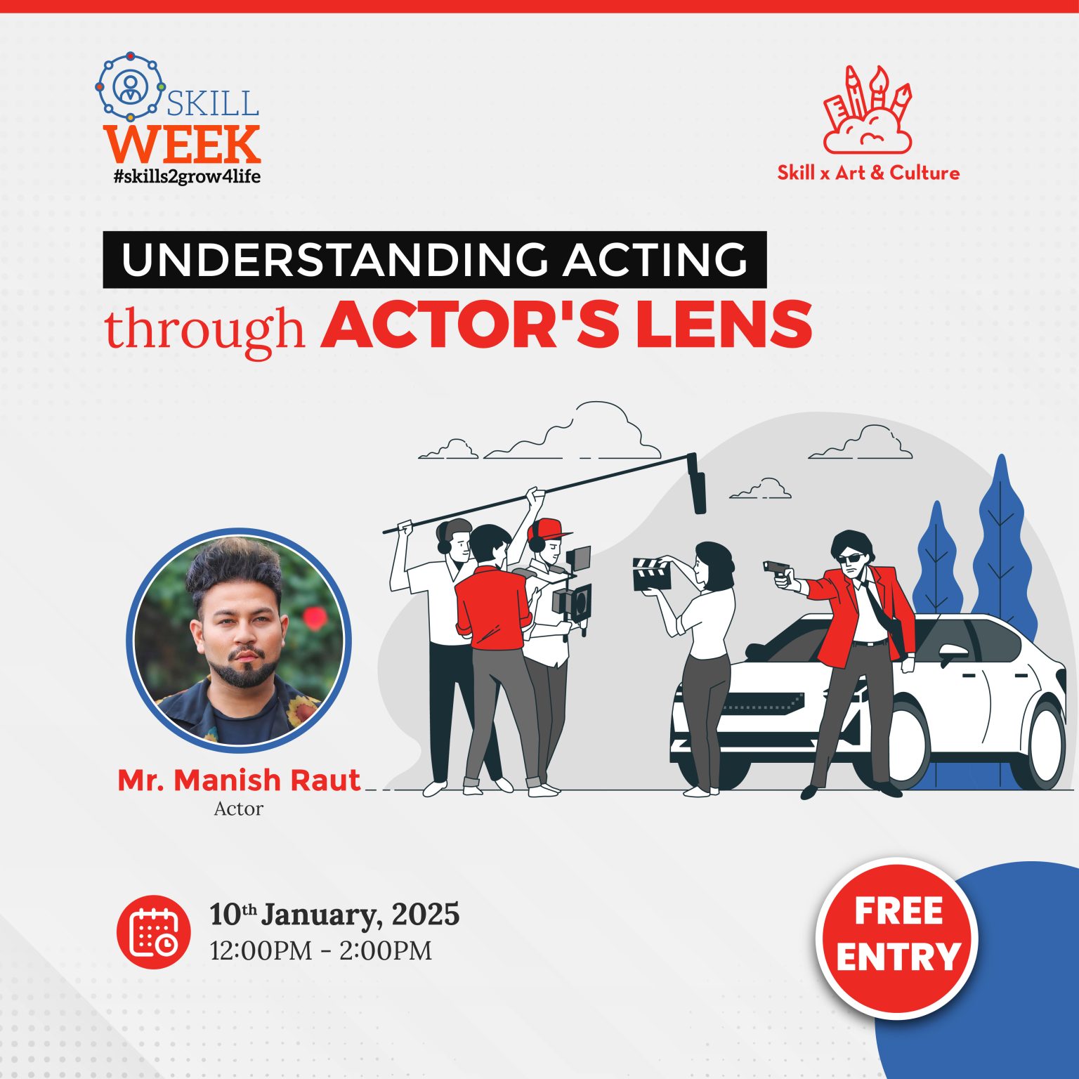Understanding Acting through Actor’s lens – Skill Week