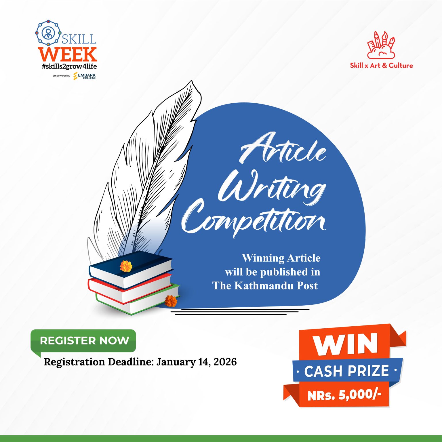 Writing Competition – Skill Week